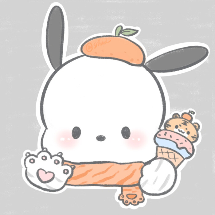 三丽鸥萌星虎年头像 画师：SHARK鲨鱼碎片 #hellokitty##玉桂狗头像##库洛米##美乐蒂# - 堆糖，美图壁纸兴趣社区